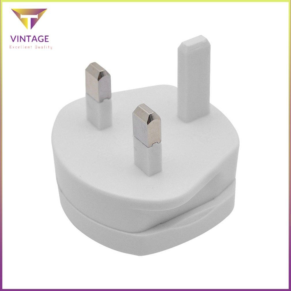 Adapter Plug US EU To UK 2 Pin To 3 Pin 1A Fuse For Shaver Conversion ...