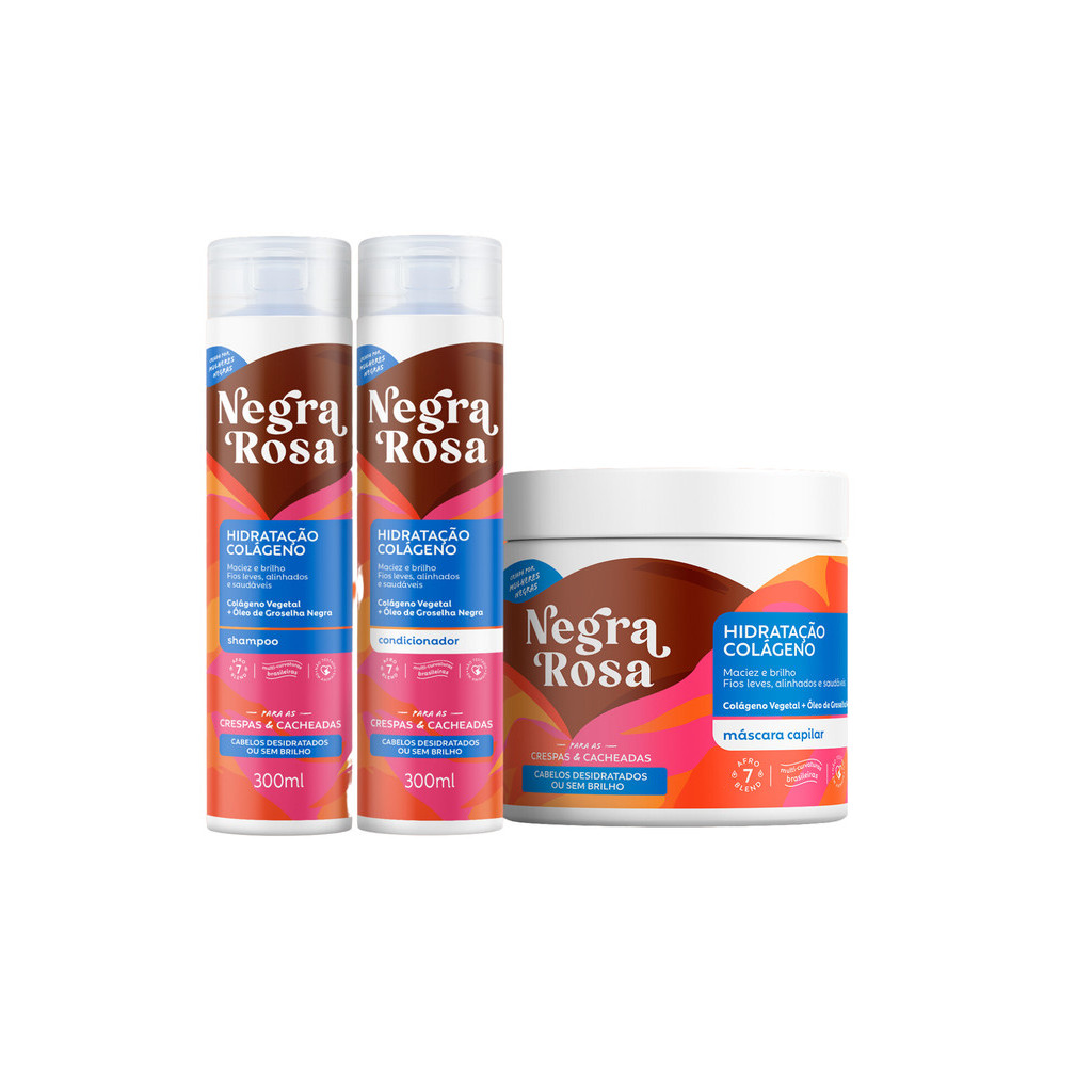 KIT NEGRA ROSA COLAGENO | Shopee Brasil