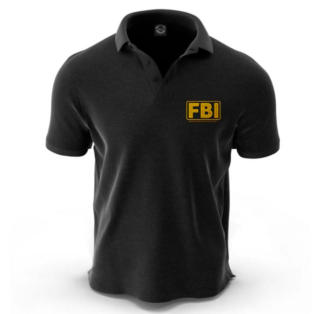 Camiseta Polo FBI USA - Marca GHOST | Shopee Brasil