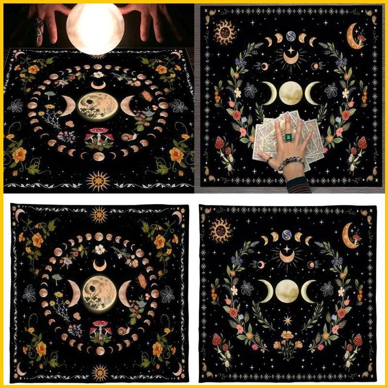 Toalha De Mesa De Tarô SUN Altares Pano Moonphases Astrologias | Shopee ...