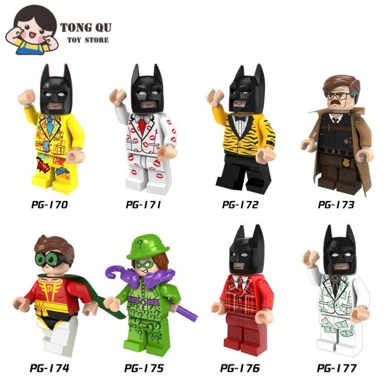 Superhero Minifigures Batman Gordon Building Block Doll Collection ...