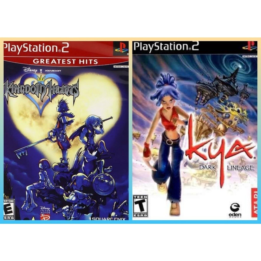 Jogo Kingdom Hearts & Kya - Dark Lineage - Ps2 Kit 2 Jogos | Shopee Brasil