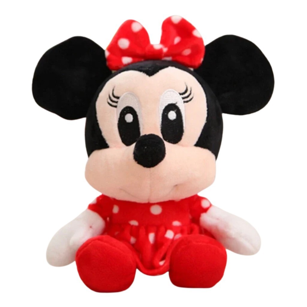 Boneca Pelúcia Minnie Urso Pelúcia Disney Minnie Mouse | Shopee Brasil