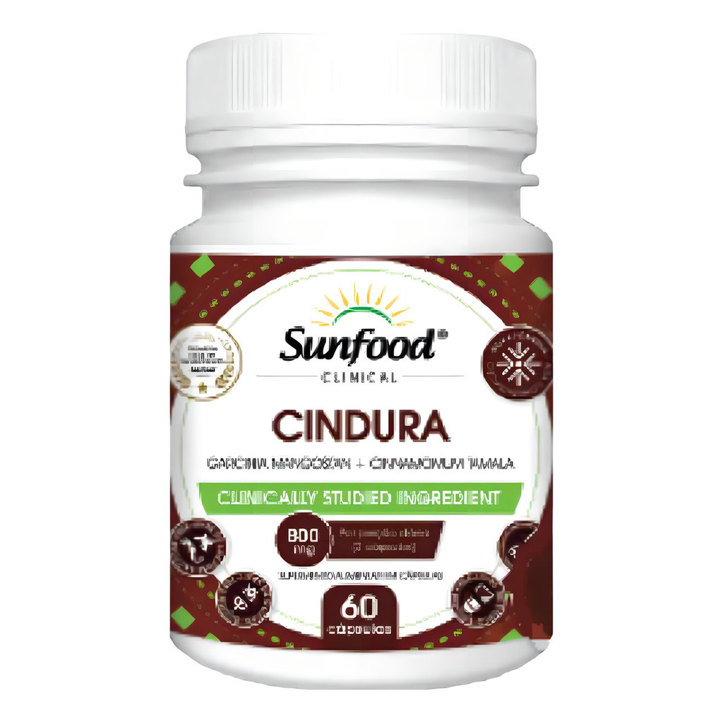 Cindura 800mg 60 Capsulas Sunfood Clinical | Shopee Brasil