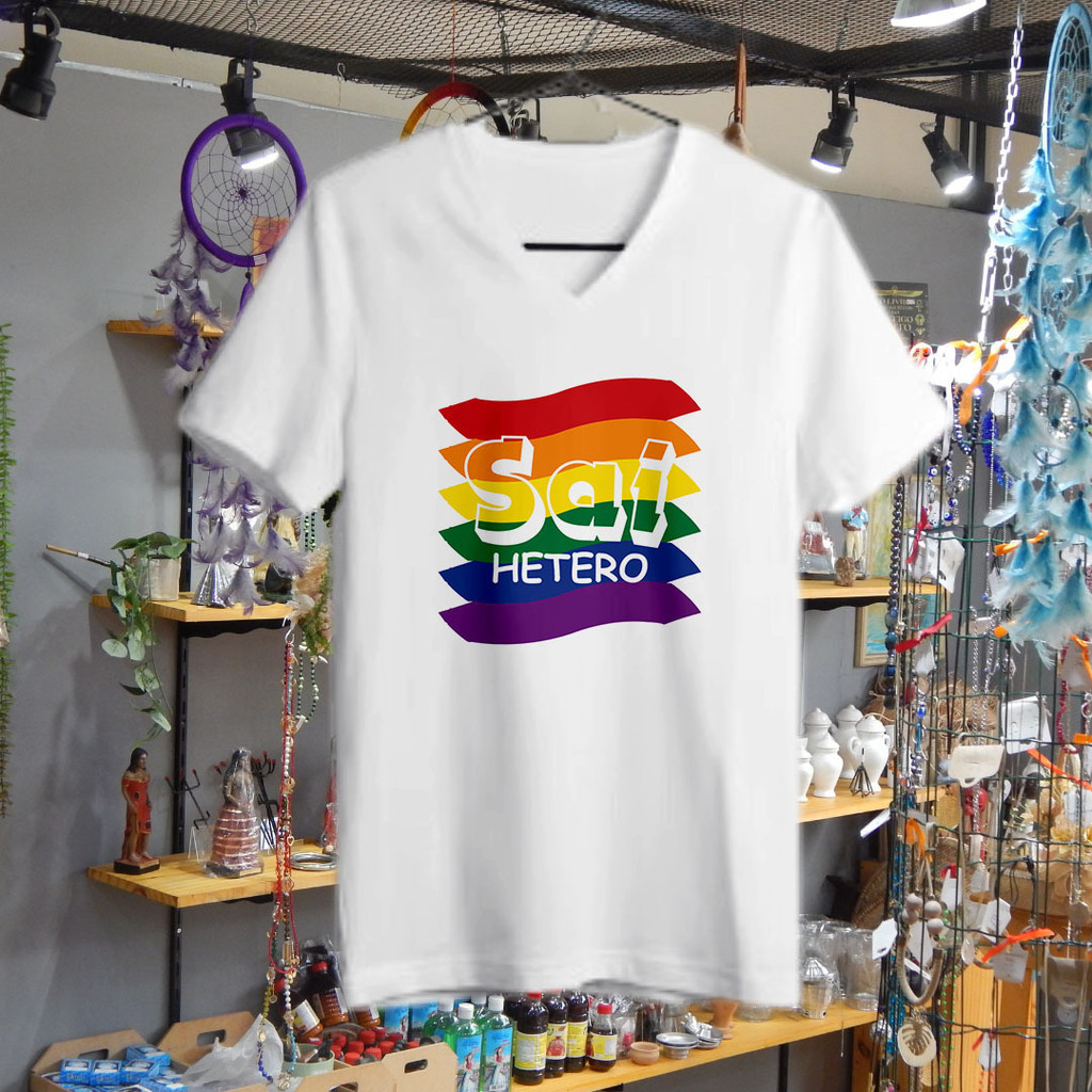 BabyLook Sai Hetero - Bandeira Orgulho - LGBT | Shopee Brasil