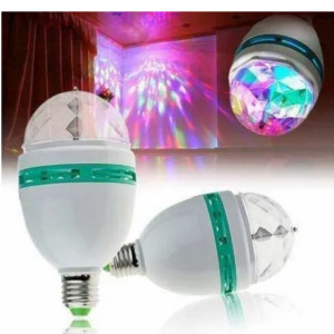 Lampada Festa Led Giratoria Colorida Balada Colorida Rgb Dj | Shopee Brasil