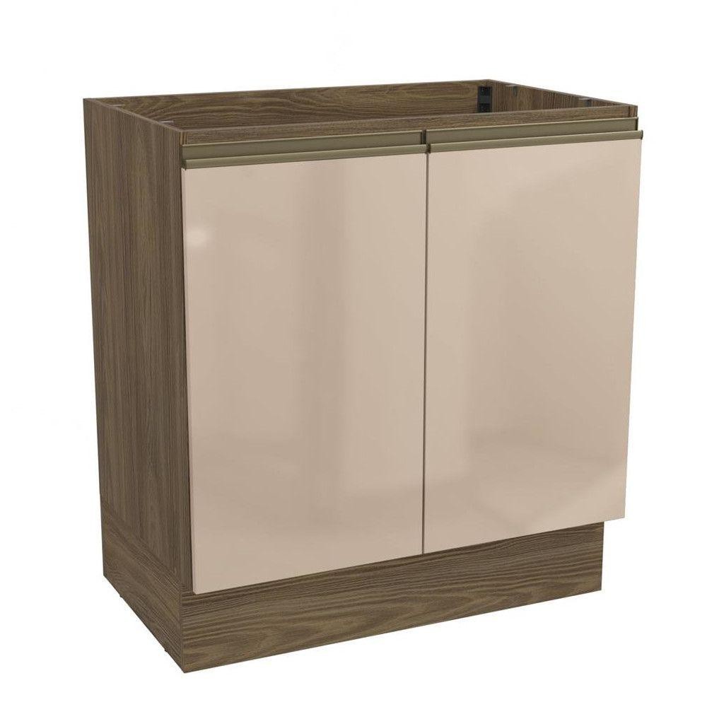 Balcão Kappesberg CB1041 80cm MDF 2 Portas Com Tampo 90x80x52cm | Shopee Brasil