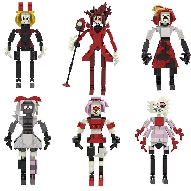 Hazbin Hotel series Hell Inn ; Model Building Blocks Compatível Com Os ...