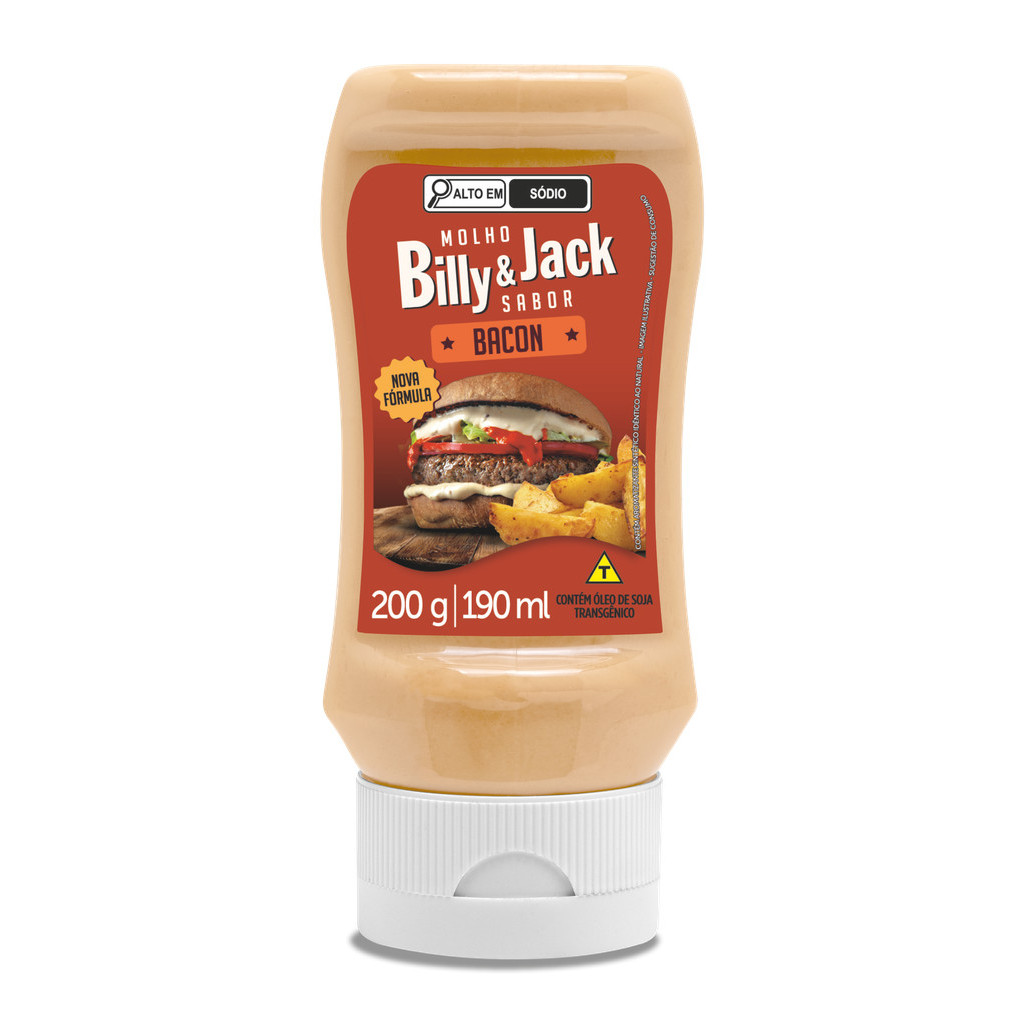 Molho Billy e Jack , Bacon , 200g KI SABOR | Shopee Brasil