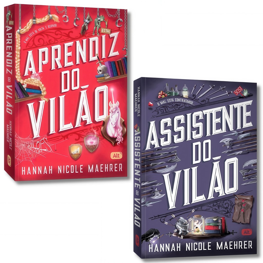 Livro Assistente do Vilão (Vol.1) + Aprendiz do Vilão (Vol.2) | Sucesso no Tik Tok | Hannah ...
