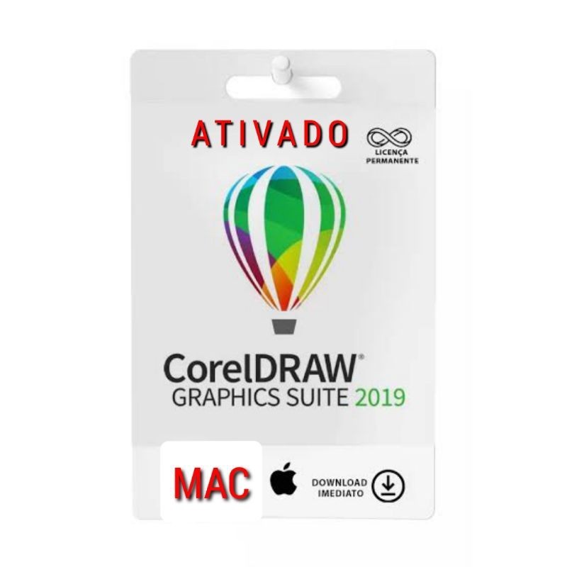 Coreldraw Mac 2019 Mac Ativado CorelDraw 2019 - Envio Rápido | Shopee Brasil