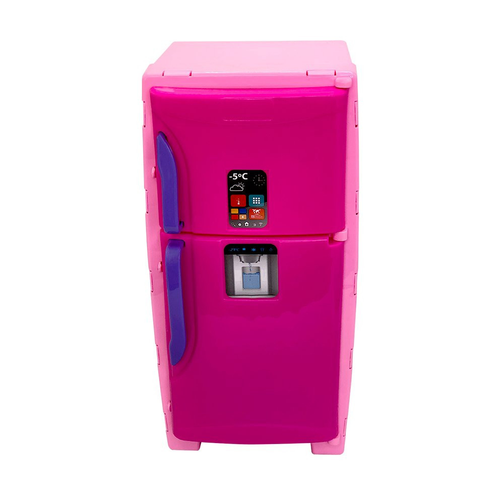 Geladeira Mini Freezer de Brinquedo com Formas de Gelo, Gaveteiros e ...