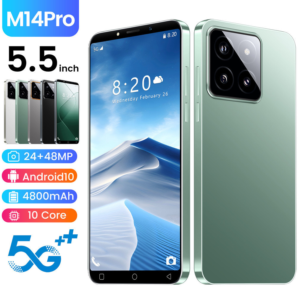 Marca Nova Galaxy M14 PRO 256GB/128GB ROM Desbloqueado 6.1 " 2532 x ...