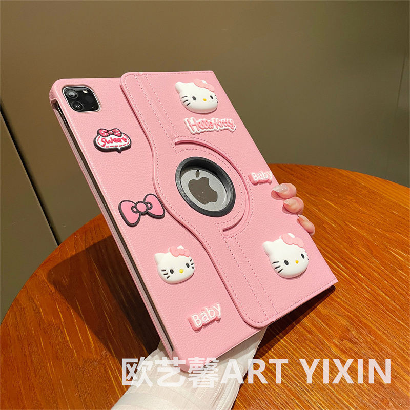 Kitty Hello ipad10 geração capa protetora 10.2/Pro11 maçã 9,7 polegadas ...