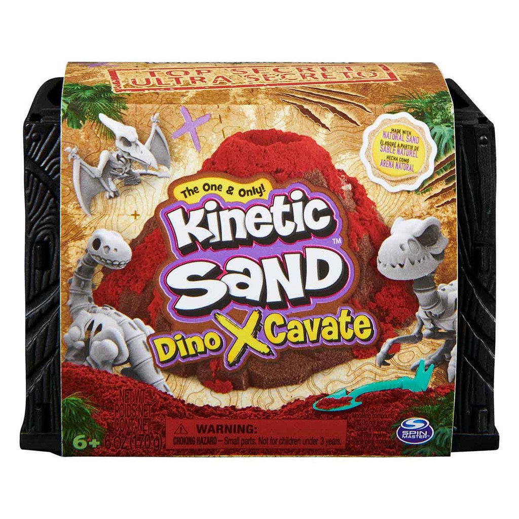 Ossos de Dinossauro Surpresa Dino X Cavate - Kinetic Sand | Shopee Brasil