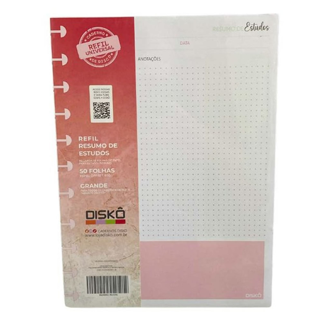 REFIL 50 FOLHAS RESUMO ESTUDOS G RF21C075 | Shopee Brasil