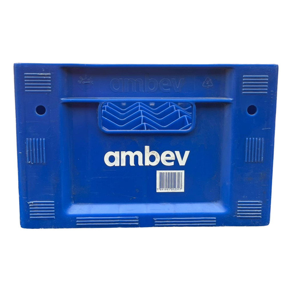Engradado Cerveja 300ml 1 caixa Ambev Para 24 Garrafas Azul | Shopee Brasil