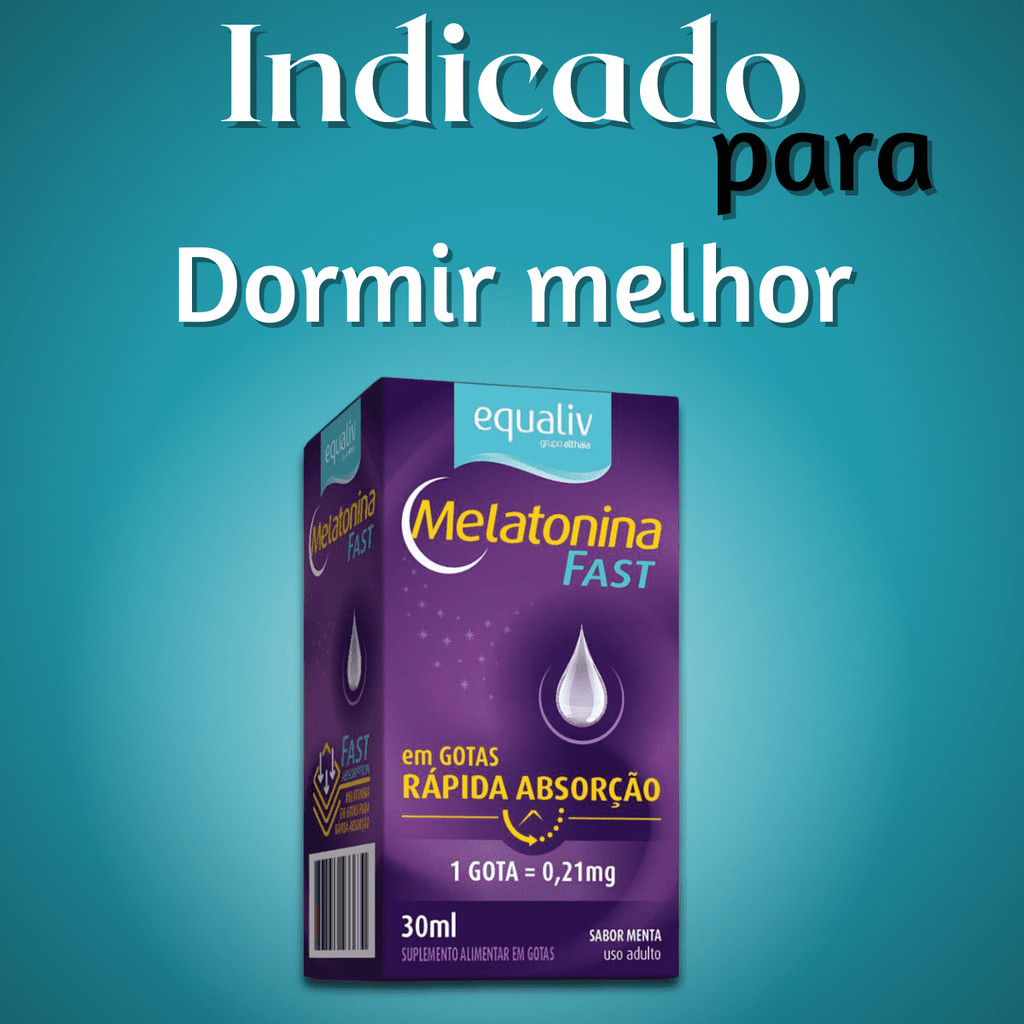 Melatonina Fast Equaliv Em Gotas 30ml | Shopee Brasil