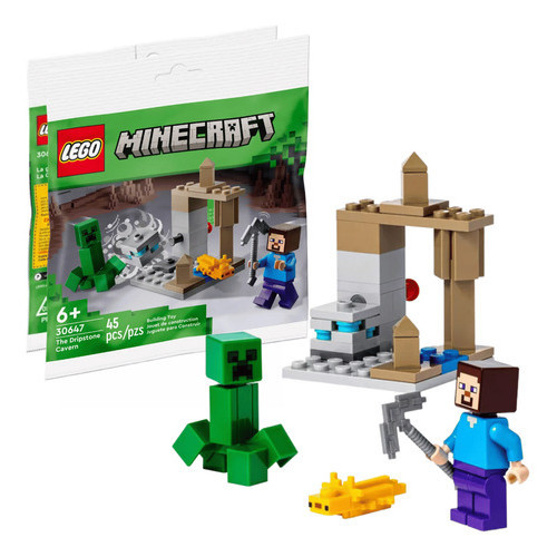 Lego Minecraft A Caverna Gotejante 30647 | Shopee Brasil