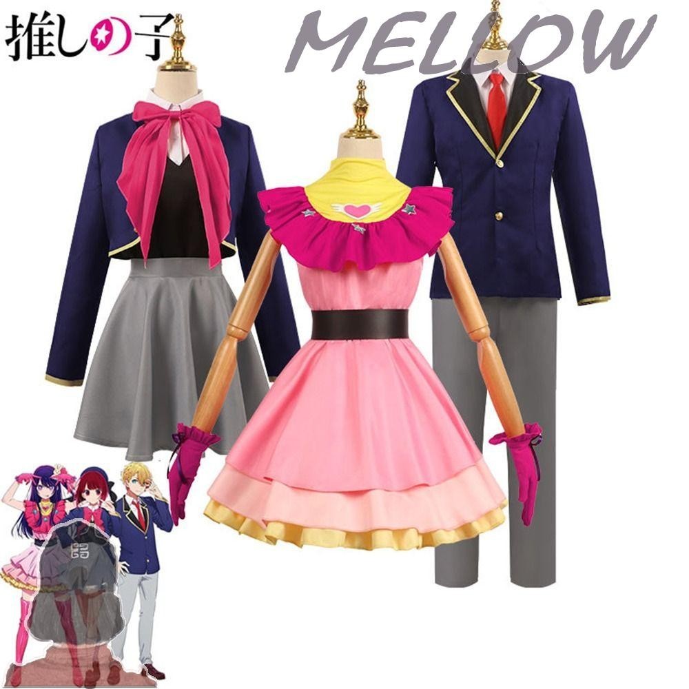 MELLOW Anime Oshi No Ko Cosplay Fantasias Conjunto De Uniformes Hoshino ...