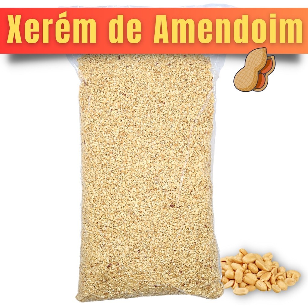 Xerém de Amendoim 1kg Embalado A Vácuo Sem Pele - Alta Qualidade ...