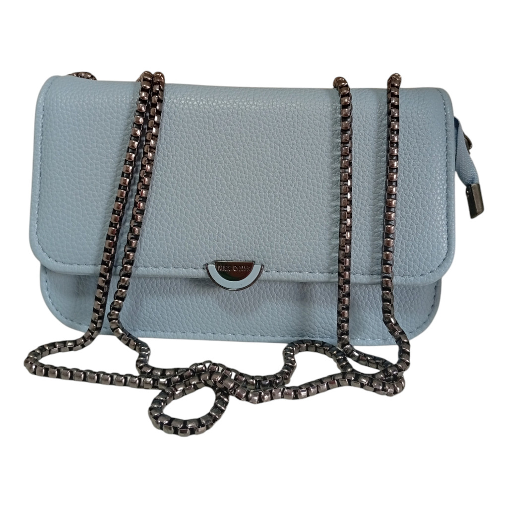 Bolsa Miss Dong Transversal Couro Preto Alça Corrente | Shopee Brasil