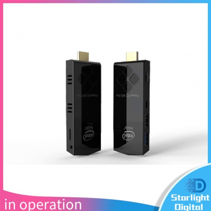 8gb core portable pc stick 128gb windows 10 t5b mini pc intel quad ...