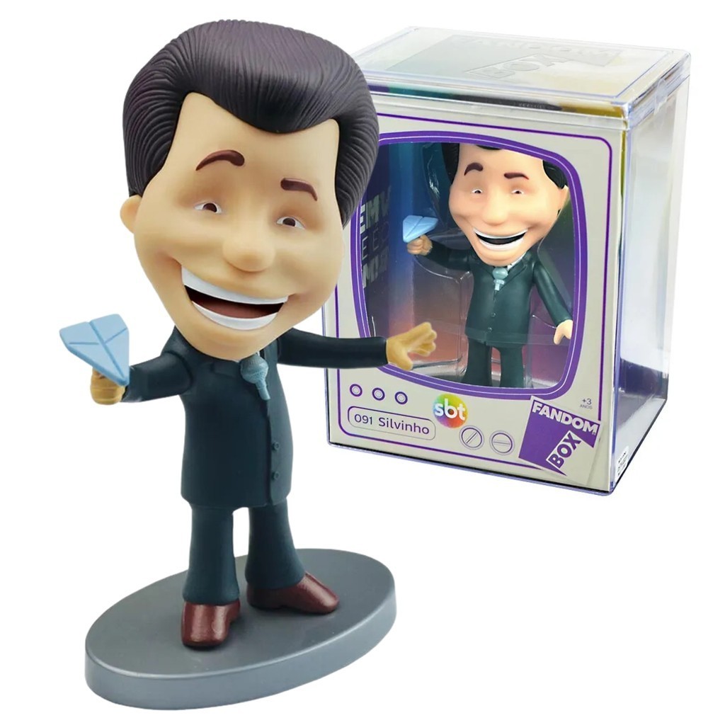 Boneco Colecionável Fandom Box Silvinho SBT Silvio Santos | Shopee Brasil