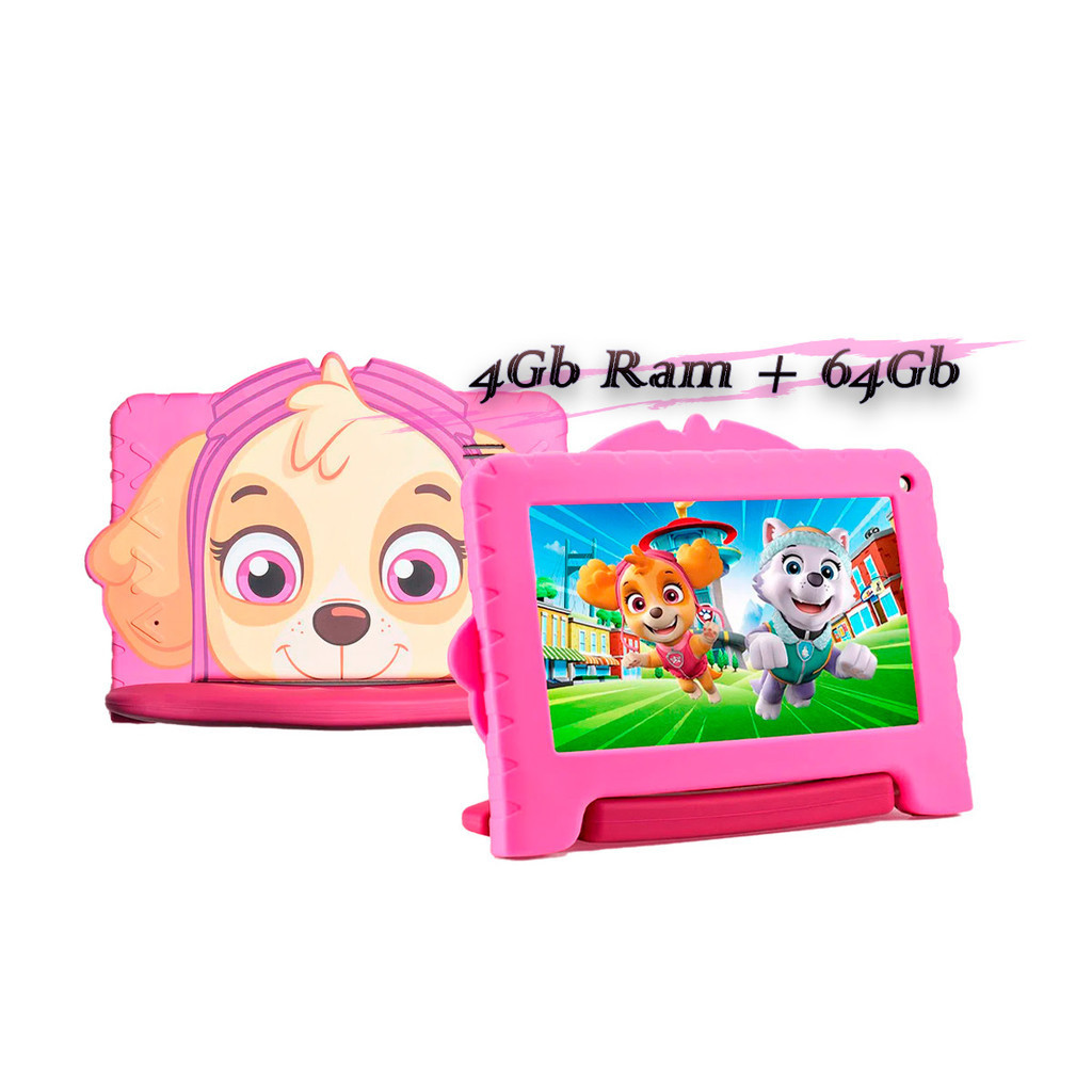 Tablet Infantil Patrulha Canina Skye Multilaser 4 RAM 64G | Shopee Brasil