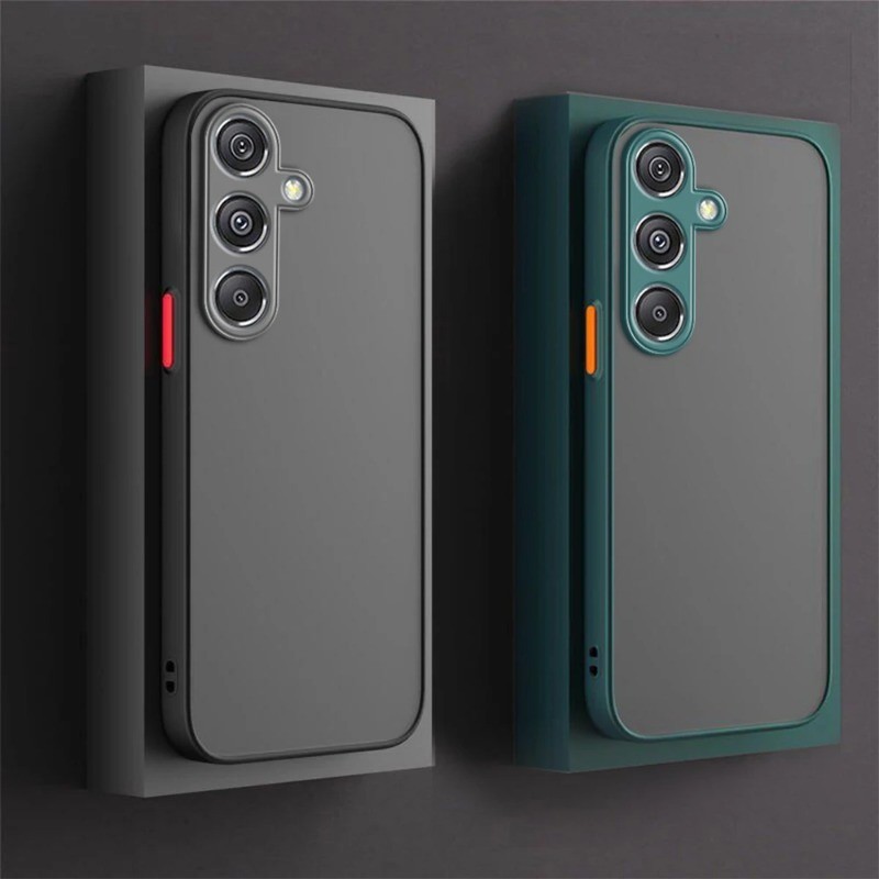 Para Samsung Galaxy A15 A14 A25 A24 A35 A55 M34 M54 M14 S23 FE 4G 5G PC De Luxo Fosco Liso ...