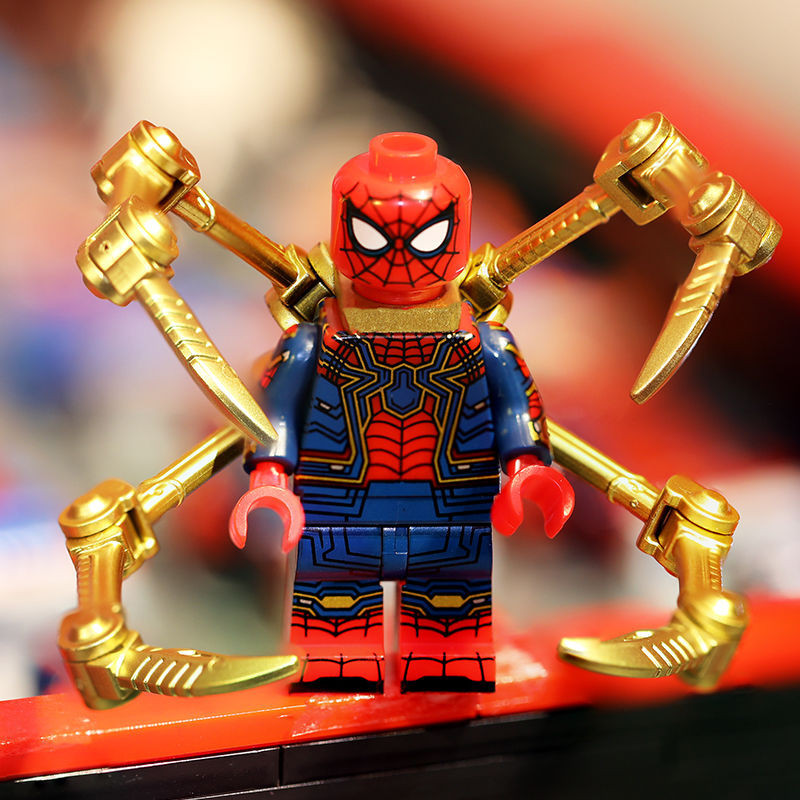 Compatível com Lego Spider-Man Paralelo Versic Universe Aço Homem ...