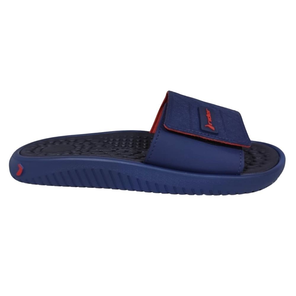 Chinelo Slide Rider Ultra Conforto Marinho Velcro | Shopee Brasil