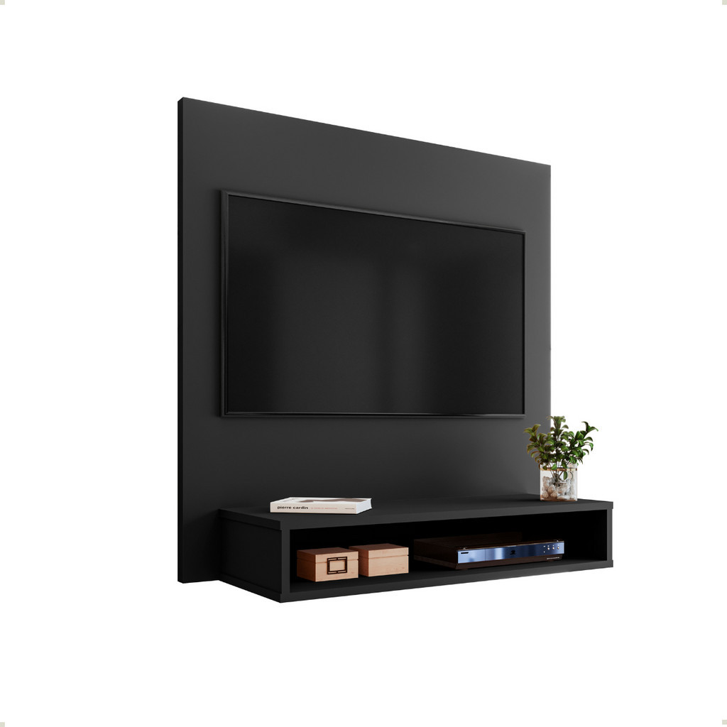 Painel de Tv 32 Polegadas Milão Preto | Shopee Brasil