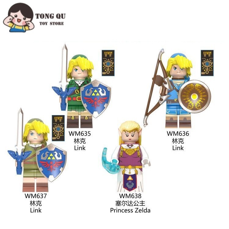 Jogo Minifiguras Zelda Link Building Block Doll Collection Gift mini ...