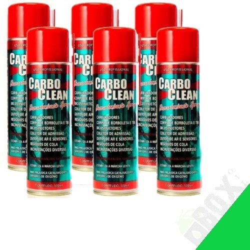 KIT 6 DESCARBONIZANTE CARBO CLEAN LIMPA BICO TBI 500ml | Shopee Brasil