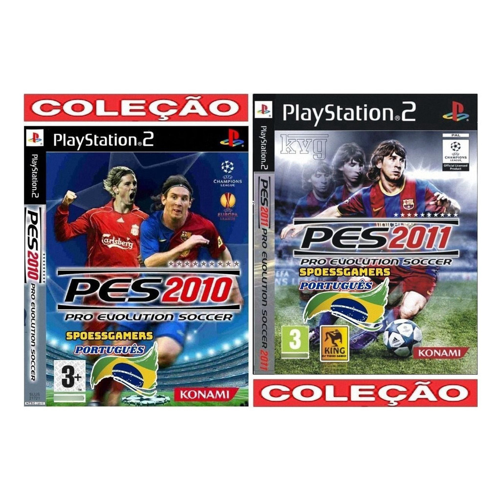 Pes 2010 + 2011 Ps2 Pro Evolution Soccer Patch Me | Shopee Brasil