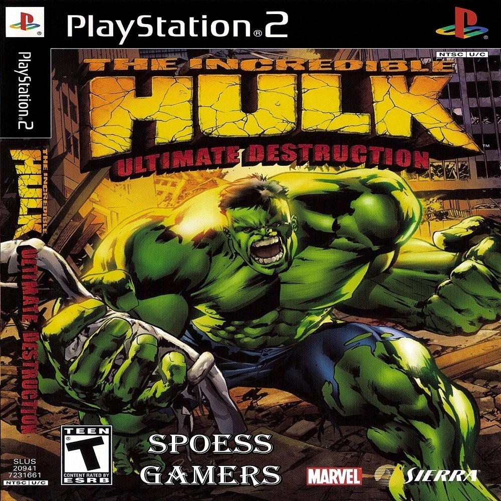 Jogo Ps 2 The Incredible Hulk Ultimate Destruction Me | Shopee Brasil