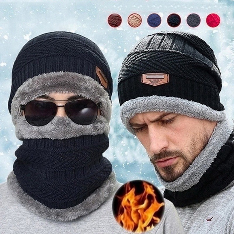 Touca de Lã Forrada Masculino Adulto Toca Gorro Toucas Frio Inverno ...
