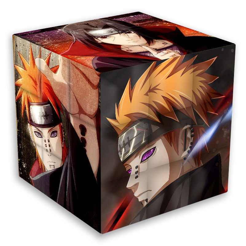 Naruto Uchiha Obito Cubo de Rubik brinquedos educativos de terceira ...
