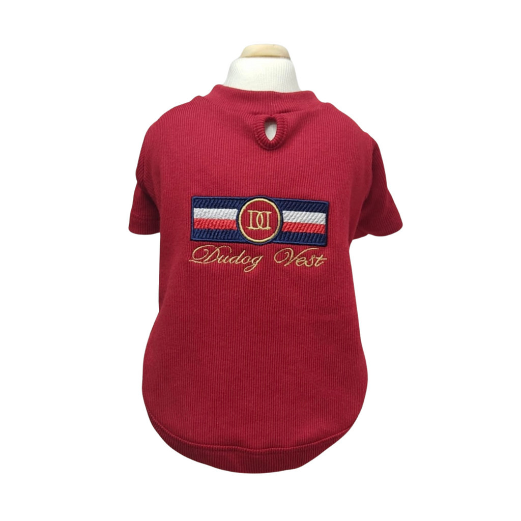 Camiseta Dudog Vermelha para cachorro e gato | Shopee Brasil