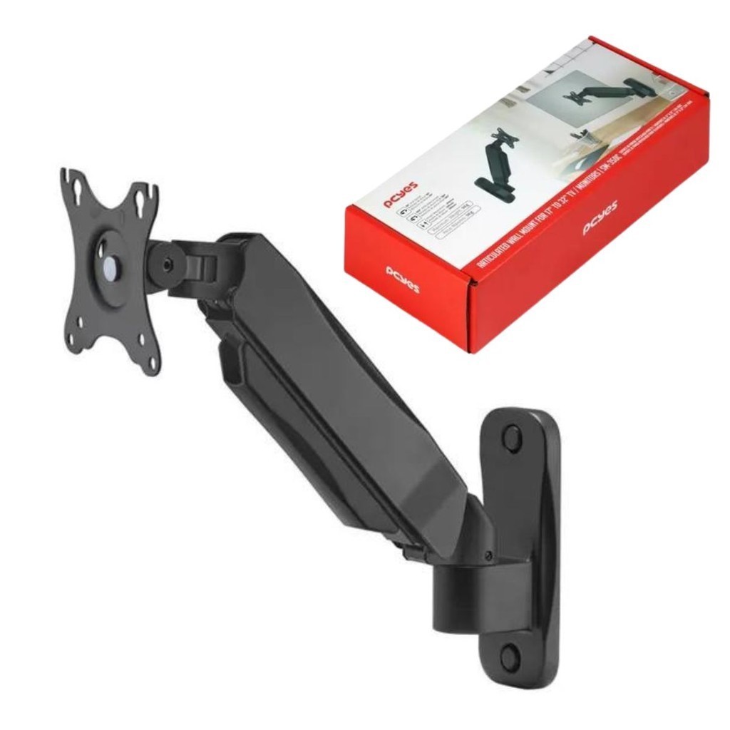 Suporte Articulado Monitor/TV de Parede 17" a 32"- PCYES | Shopee Brasil