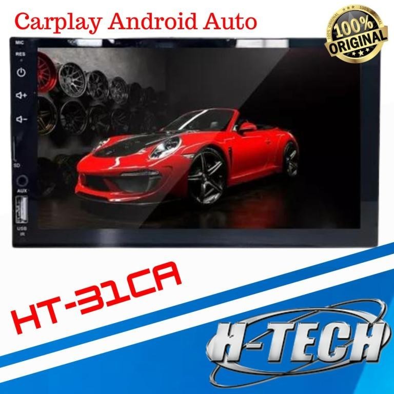 MULTIMIDIA MP5 TELA DE VIDRO 7 POLEGADAS Carplay Android Auto C Fio H ...