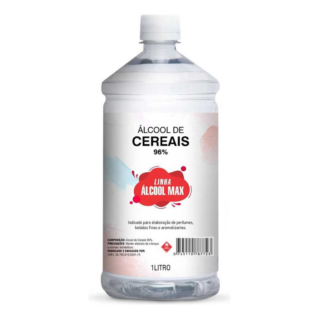 Alcoool De Cereais Puro 1 Lt | Shopee Brasil