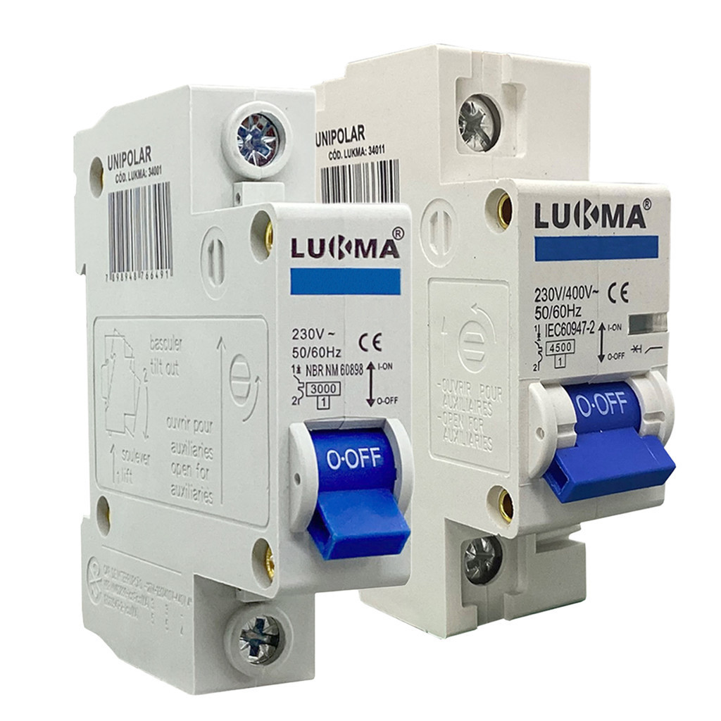 Disjuntor Monopolar Din 6a 10a 16a 20a 25a 32a 40a 50a 63a | Shopee Brasil