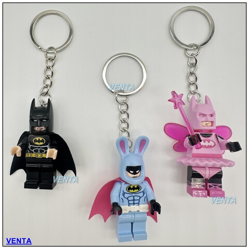 Compatível Com Chaveiro LEGO Batman , Capa Preta , Pingente De Casal De ...