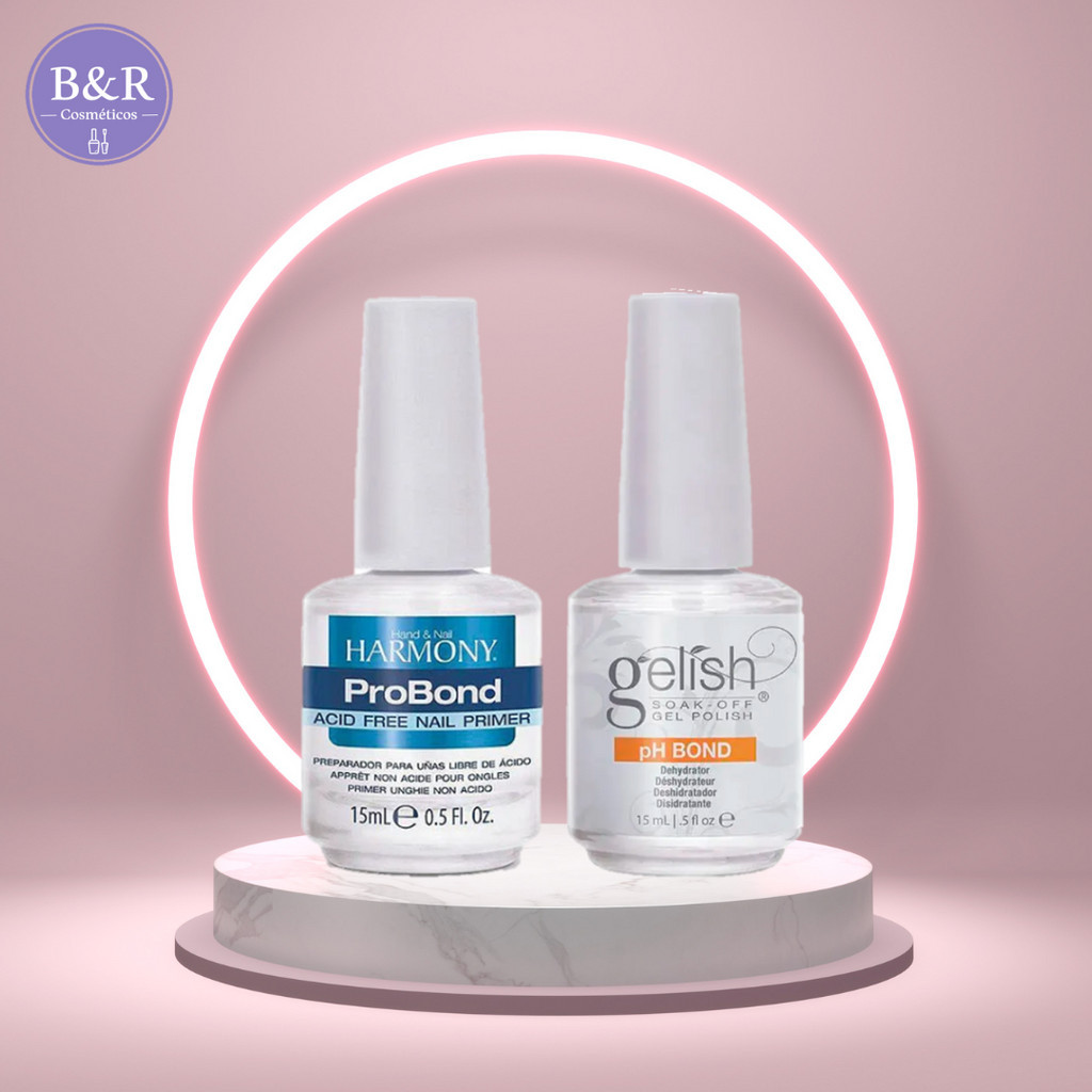 Kit Pro Bond 15ml + Ph Bond 15ml - Harmony Gelish | Shopee Brasil