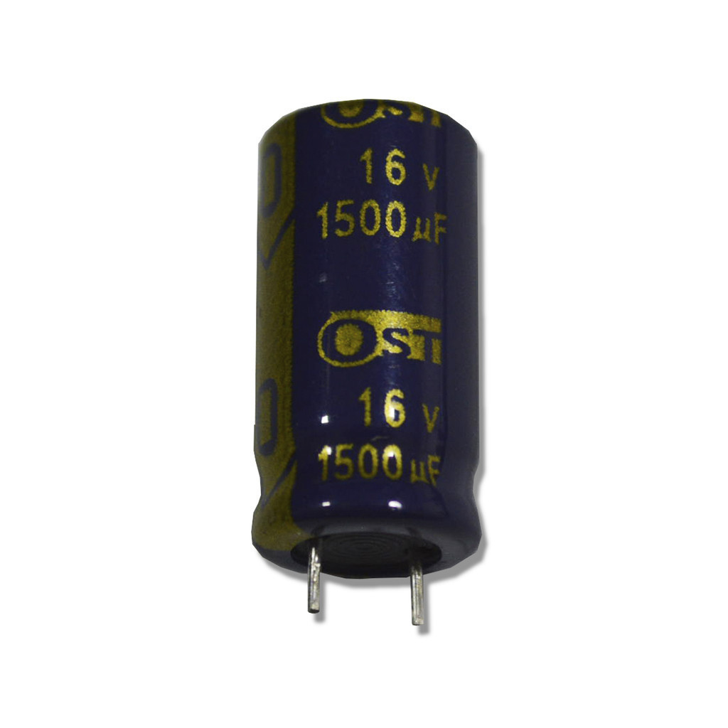 Kit 10 Capacitor Eletrolitico 1500uf 16v 10x20mm | Shopee Brasil