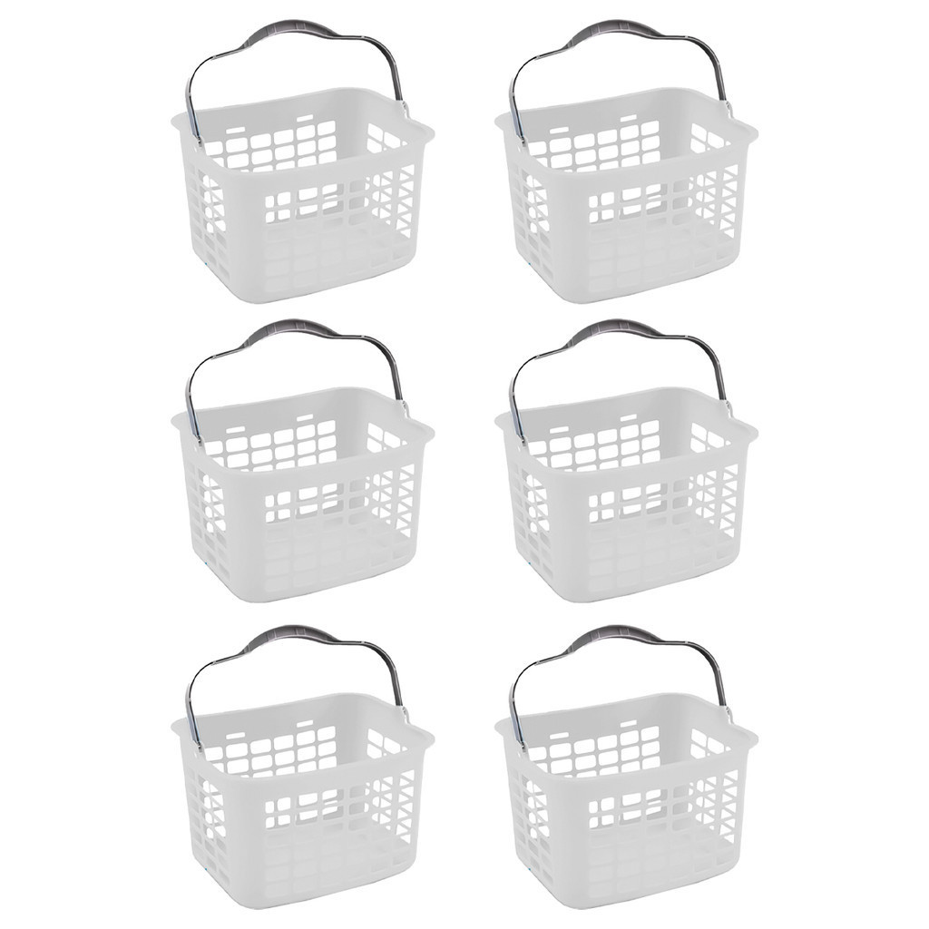 Conjunto Kit 6 Cestos Cestinha Usual De Mercado 3,5 Litros Para Uso ...