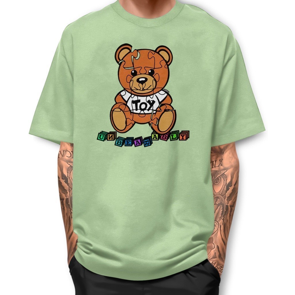 Camiseta Basica Toy Bearably 100% Algodao Camisa IPJ1 | Shopee Brasil