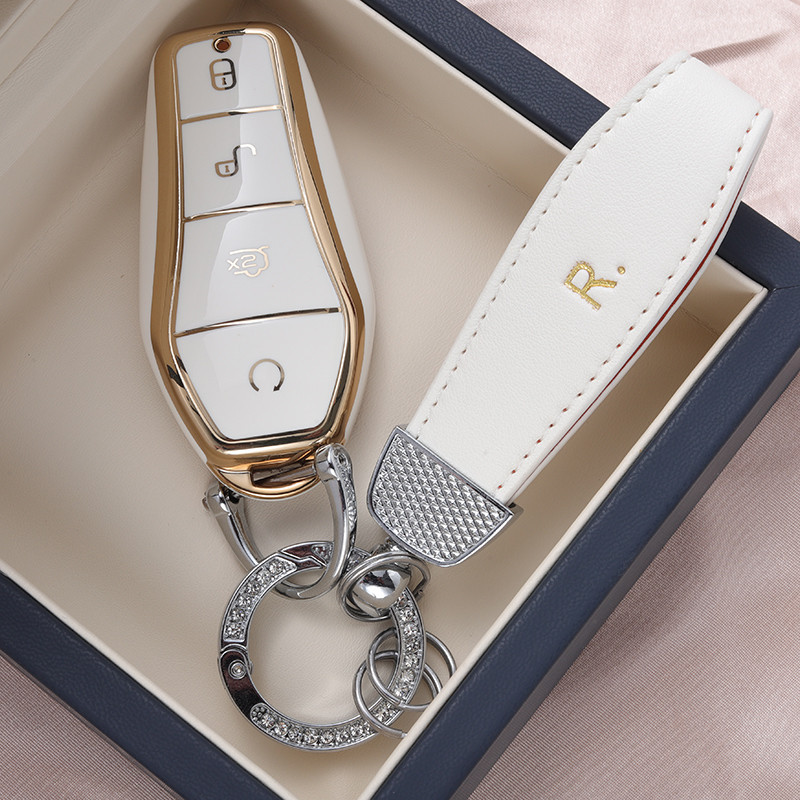 Nova Capa Do Estojo Com Chave TPU Para Carro Saco Protetor De Concha BYD Song PRO Plus Atto 3 ...